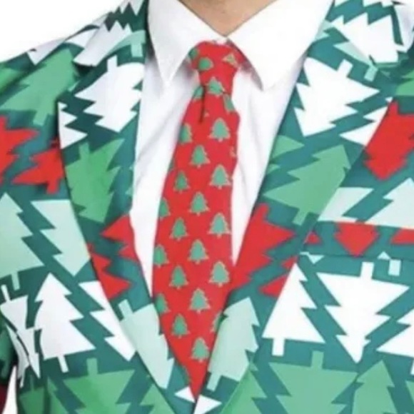 Tipsy Elves | Accessories | Tipsy Elves Christmas Tree Tie Red Green ...